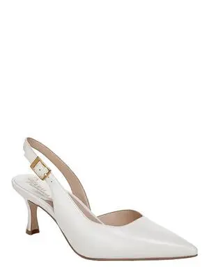 27 EDIT NATURALIZER Felicia Slingback Pointed Toe Pumps - Warm White
