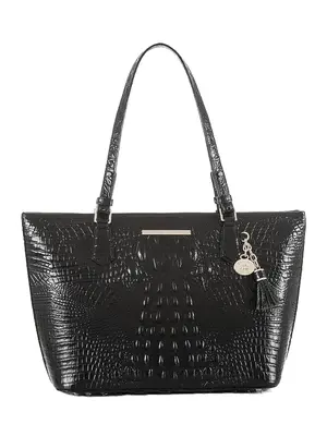 Brahmin Brahmin Medium Asher Croc Embossed Leather Tote One-color