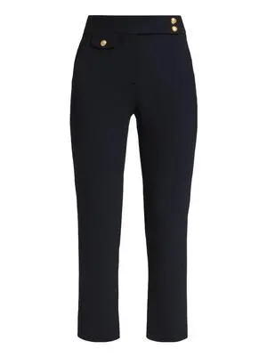 Veronica Beard Renzo Ankle Crop Pants Navy