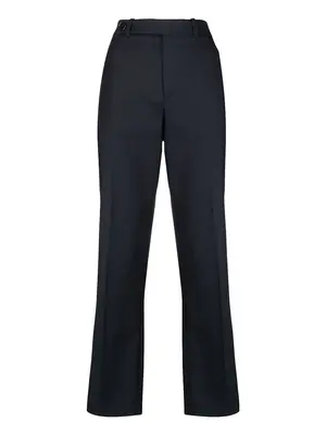 Chloé Pressed-crease Tailored Trousers - Blue