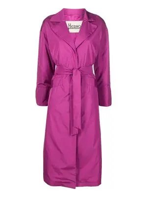 Herno Belted Trench Coat - Pink