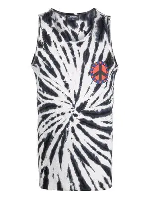 ÉTUDES STUDIO Tie-dye Print Tank Top - Black