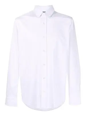 BOSS Buttoned Long-sleeve Shirt - White