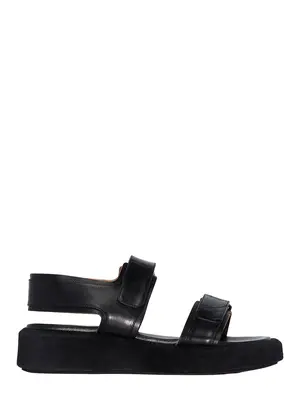 ATP ATELIER Varese 20mm Flatform Sandals - Black