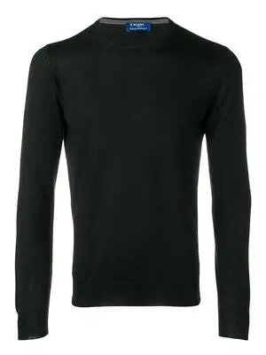 BARBA NAPOLI Long Sleeve Jumper - Black