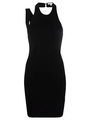 PATRIZIA PEPE Patrizia Pepe One-Shoulder Halterneck Mini Dress
