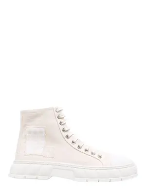 VIRON High-top Canvas Sneakers - Neutrals