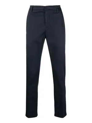 DONDUP Cropped Slim-fit Chinos - Blue
