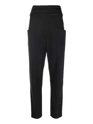 Isabel Marant Stoda High-waisted Trousers - Black