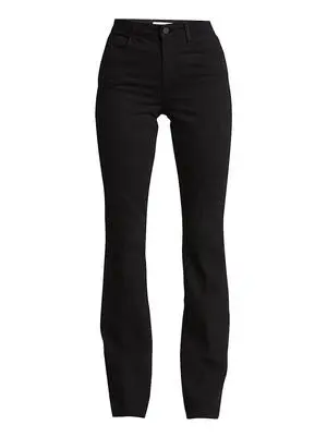 L'Agence Ruth High-rise Straight Jeans - Black
