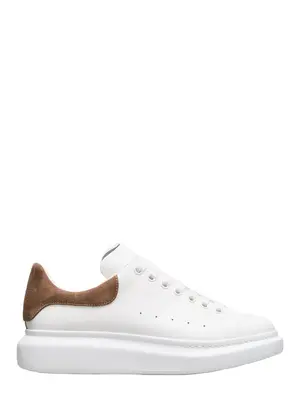 Alexander McQueen Oversized Low-Top Sneakers White-mult
