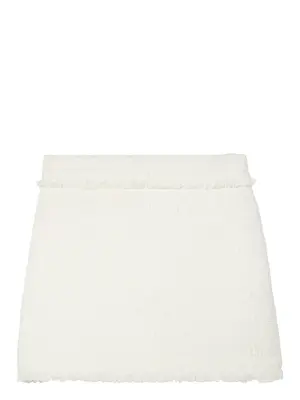 PROENZA SCHOULER WHITE LABEL Tweed Knitted Mini Skirt