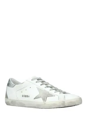 Golden Goose Leather Superstar Sneakers - White