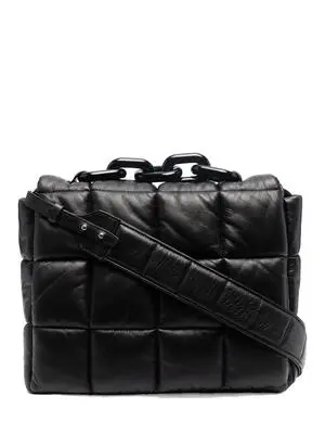 VIC MATIE Quilted Shoulder Bag - Black