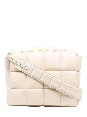 VIC MATIE Nappa Quilted Shoulder Bag - Neutrals