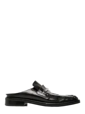 Martine Rose Chain-embellished Loafers - Black