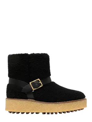 TOD'S Tod's Platform Shearling Boots
