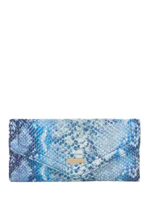 Brahmin Brahmin Veronica Melbourne Croc Embossed Leather Wallet Joyful