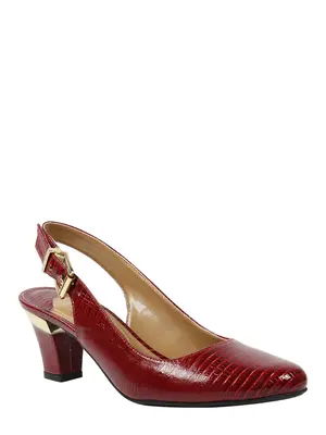 J. Reneé J. Reneé Malree Slingback Pump Deep Red