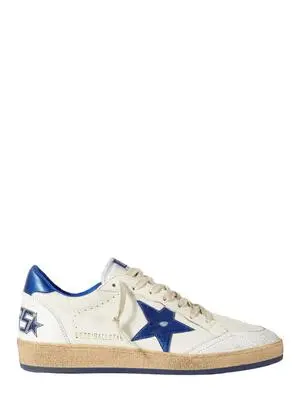 GOLDEN GOOSE Ball Star Leather Sneakers - White