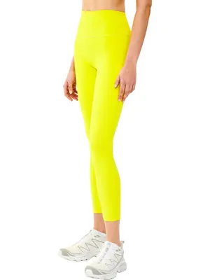 Splits59 Sprint High Waist Rigor 7/8 Chartreuse