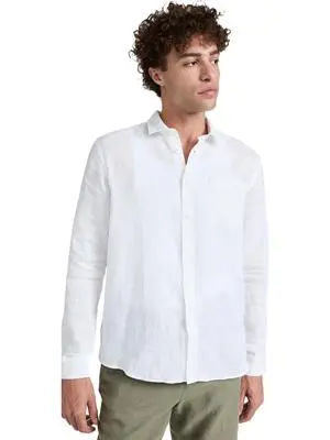 Vilebrequin Caroubis Linen Shirt Blanc
