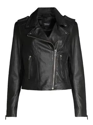 LAMARQUE Donna Leather Jacket - Black