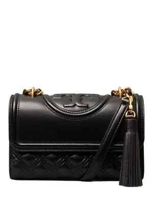 Tory Burch Tory Burch Small Fleming Convertible Shoulder Bag Black