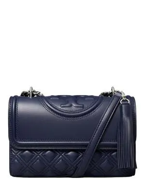 Tory Burch Tory Burch Small Fleming Convertible Shoulder Bag Royal Navy