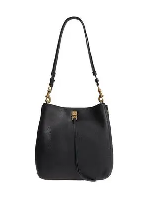 Rebecca Minkoff Darren Deerskin Shoulder Bag - Black