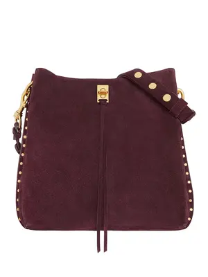 Rebecca Minkoff Rebecca Minkoff Darren Deerskin Shoulder Bag Garnet