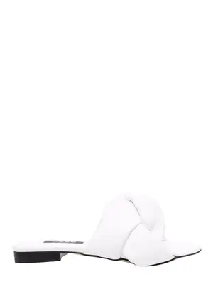 MSGM Knot-detail Sandals - White