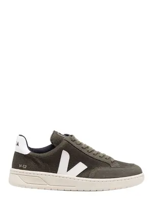 VEJA V-12 Lace-up Sneakers - Green