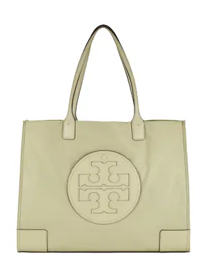 Tory Burch Tory Burch Ella Logo Tote Bag Olive Spring