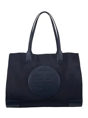 Tory Burch Tory Burch Ella Logo Tote Bag Tory Navy