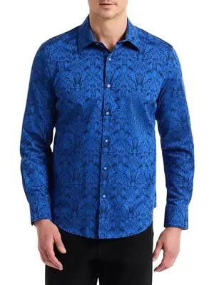Robert Graham Highland Woven Shirt - Navy