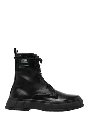 VIRON 1992 Lace-up Leather Boots - Black