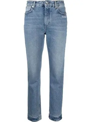 Off-White Faded-effect Skinny Jeans - Blue
