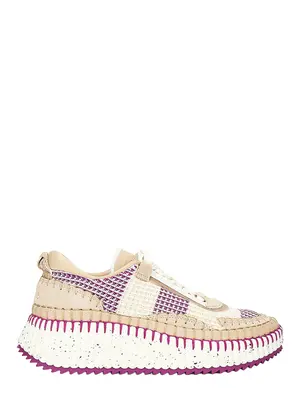 Chloé Chloe Nama Low Top Sneakers Wild Purple