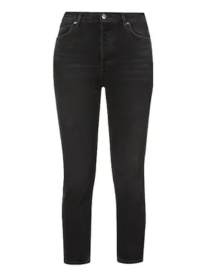 AGOLDE Riley High-rise Straight-leg Jeans - Panoramic