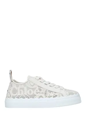 Chloé Low-top Lace Trainers - Beige