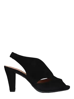 Carvela Arabella Cut-out Suede Sandals - Black