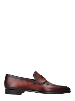 Magnanni Delos Leather Loafers - Tan
