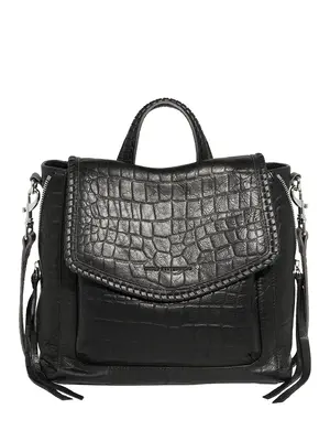 AIMEE Aimee Kestenberg All For Love Convertible Backpack Black Croco