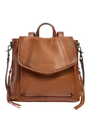 AIMEE Aimee Kestenberg All For Love Convertible Backpack Chestnut W/ Gunmetal