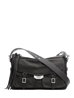 Rag & Bone Field Leather Messenger Bag - Black