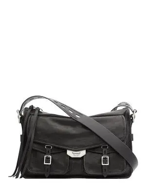 Rag & Bone Field Leather Messenger Bag - Black