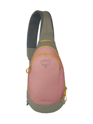OSPREY Osprey Daylite Water Repellent Sling Backpack Ash Blush Pink/ Earl Grey
