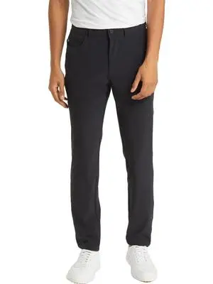 Mizzen+main Traverse Five-pocket Performance Trousers - Black Solid