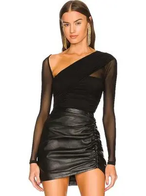 MICHAEL COSTELLO X Mamie Bodysuit - Black
